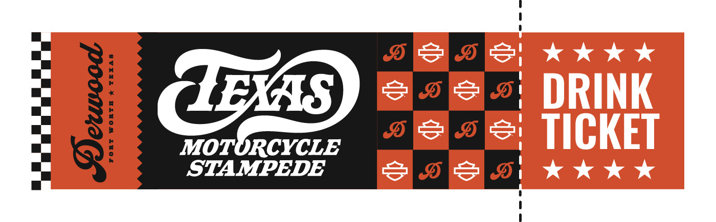 Drink Ticket – Derwood / Texas Motorcycle Stampede